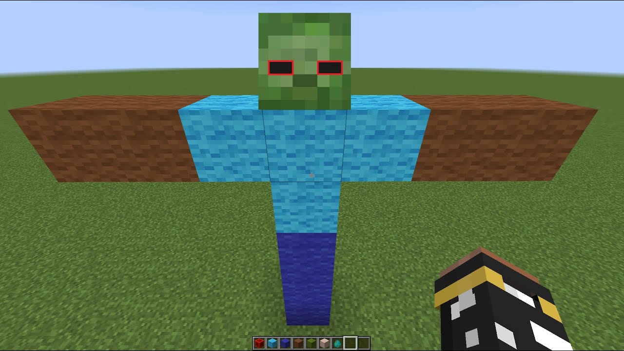 what if you create a ZOMBIE TITAN in MINECRAFT - YouTube