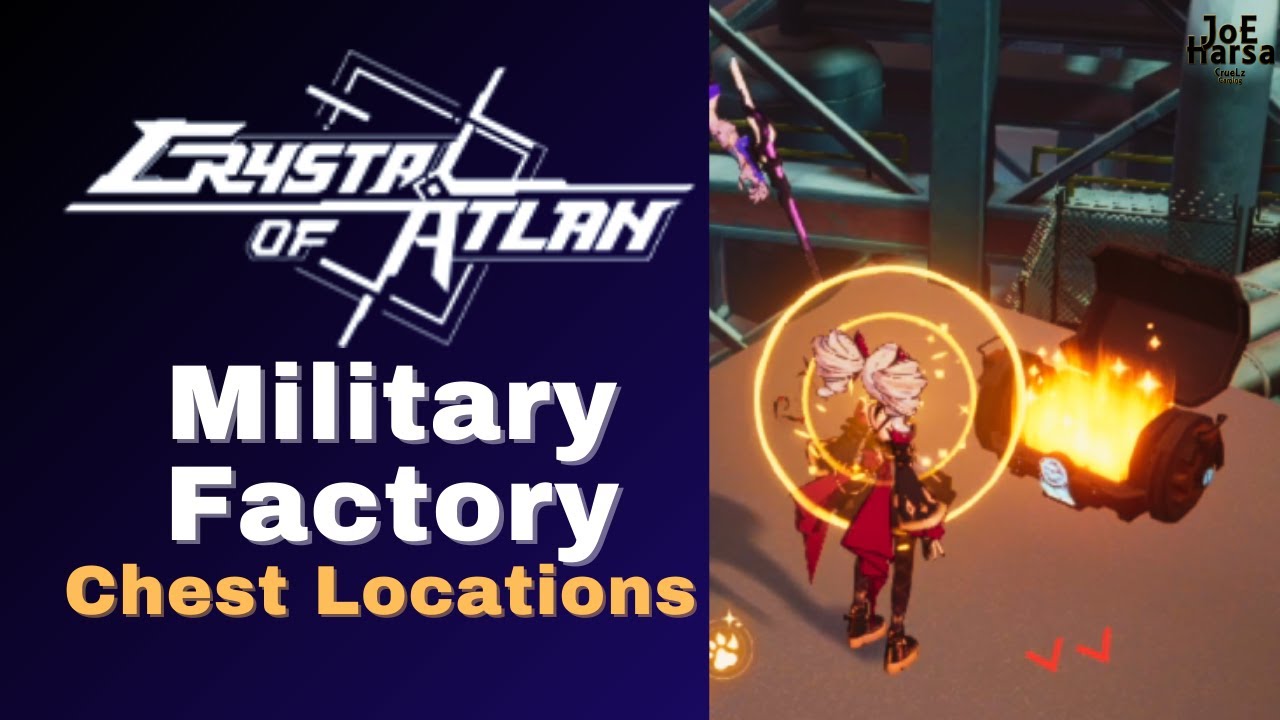 Chrome Military Factory Chests Crystal Of Atlan Guide - YouTube