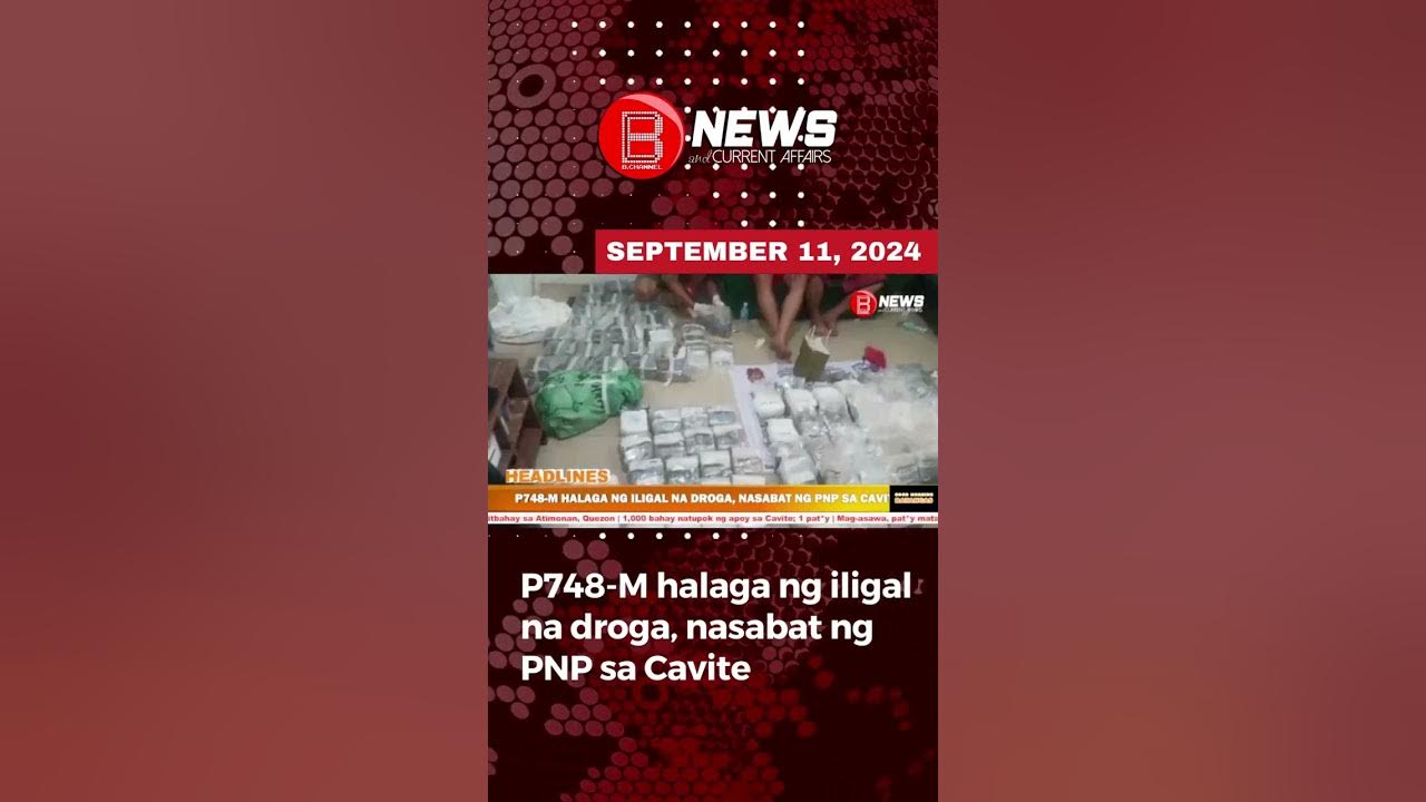 P748-M halaga ng iligal na droga, nasabat ng PNP sa Cavite - YouTube