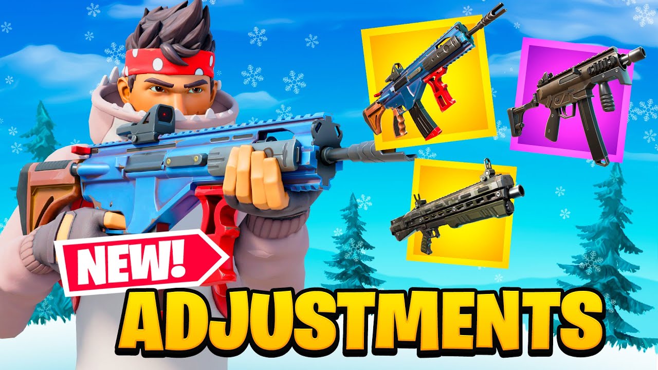 Fortnite NERFED The Stinger SMG & The MK-7 Assault Rifle! - YouTube