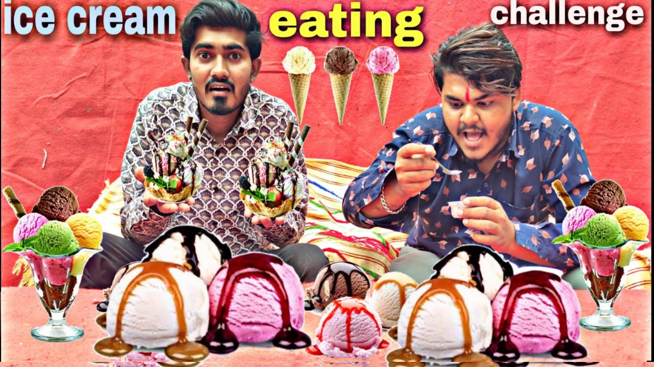Ice Cream Eating Challenge 🍨|| 5 minute ice Cream Eating Challenge🔥 ...