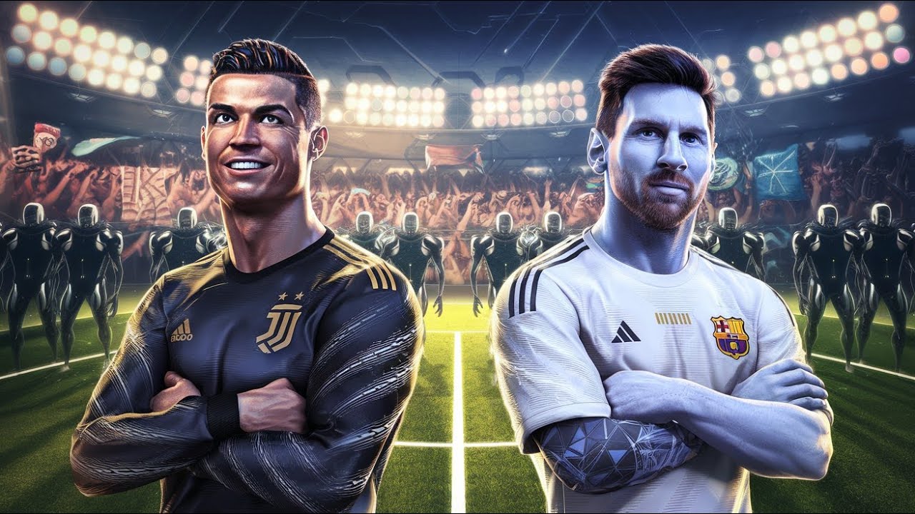 ⚽ When Rivals Unite: Ronaldo & Messi vs AI 🦾 | A Battle for Humanity 🏆 ...