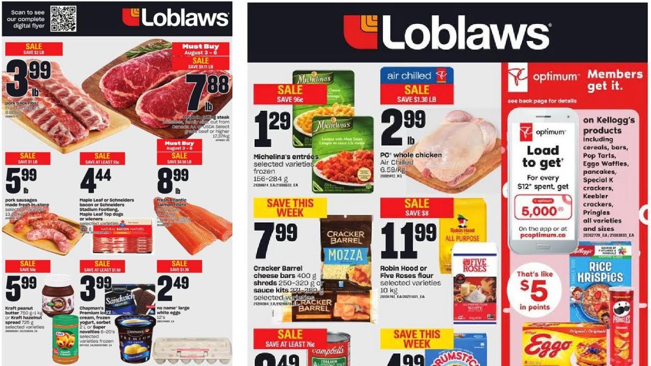 Loblaws Flyer Canada 🇨🇦 | August 03 - August 09 - YouTube