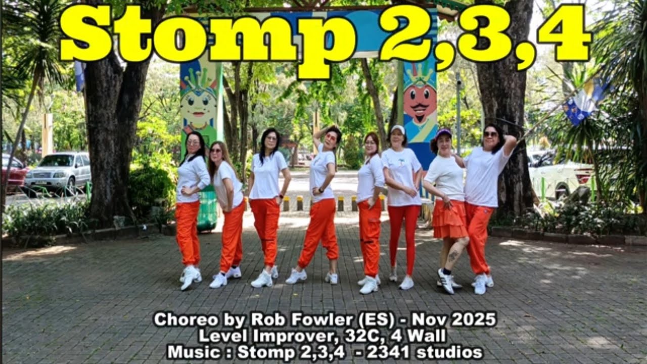 Stomp 2,3,4 - Line Dance - YouTube
