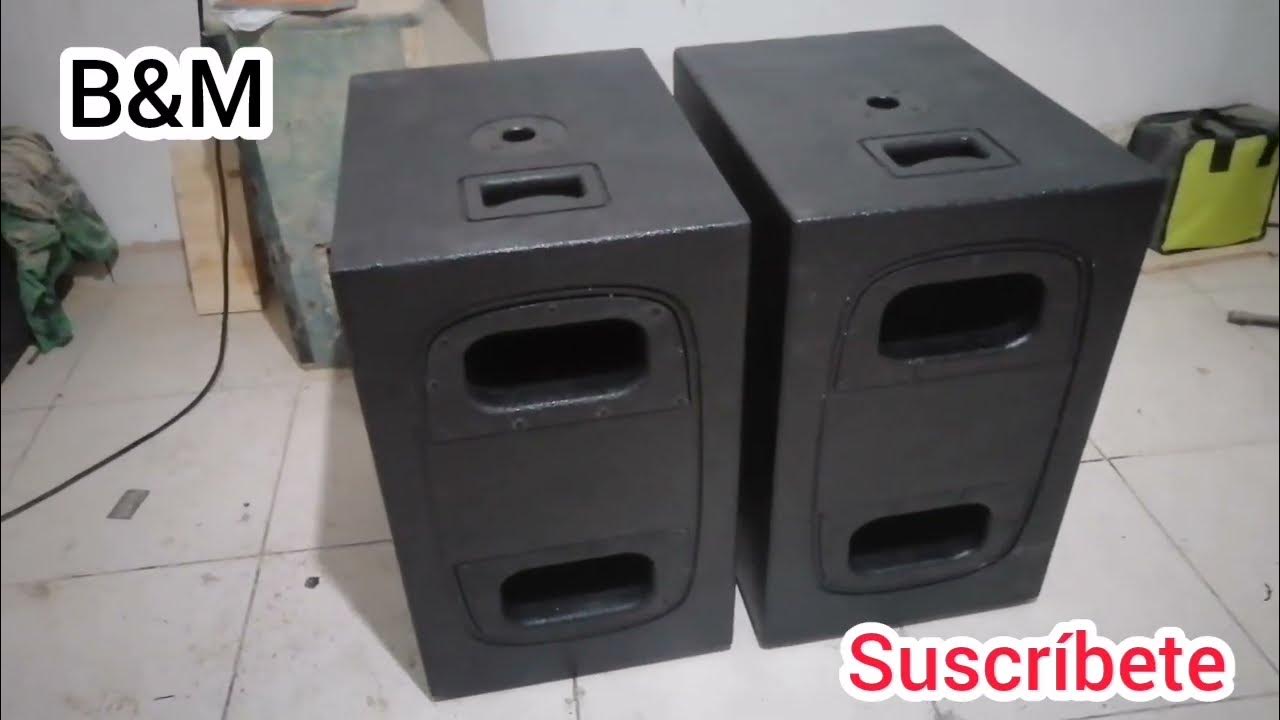 ASÍ HICIMOS ESTE BAFLE Qsc k112 - YouTube
