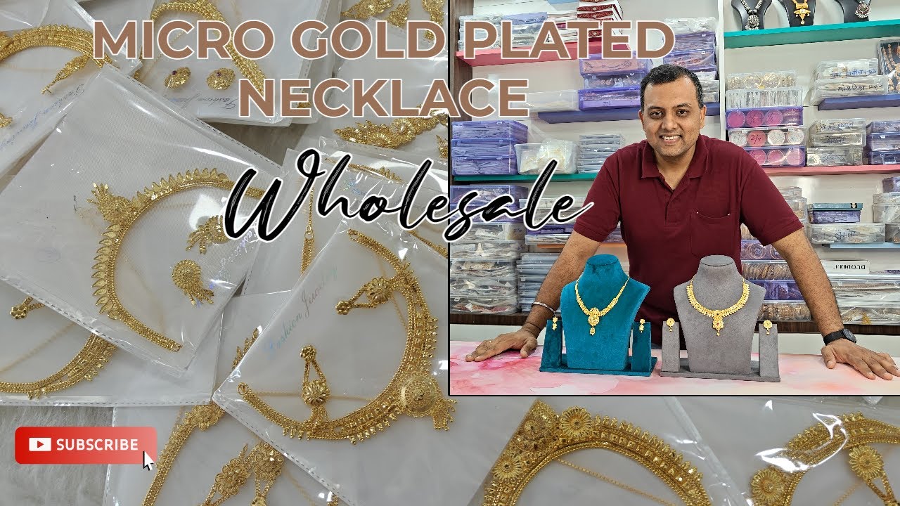 Transform Your Look with Premium Micro Gold Plated Short Necklaces ...