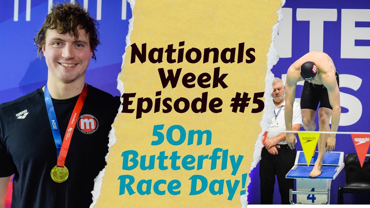 Medalling in the 50m Butterfly! Nationals Week Episode 5 - YouTube