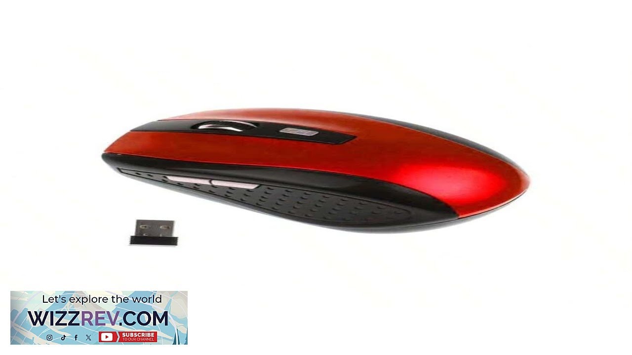 Wireless Optical Mouse 2.4GHz USB Optical Adjustable Receiver Computer ...