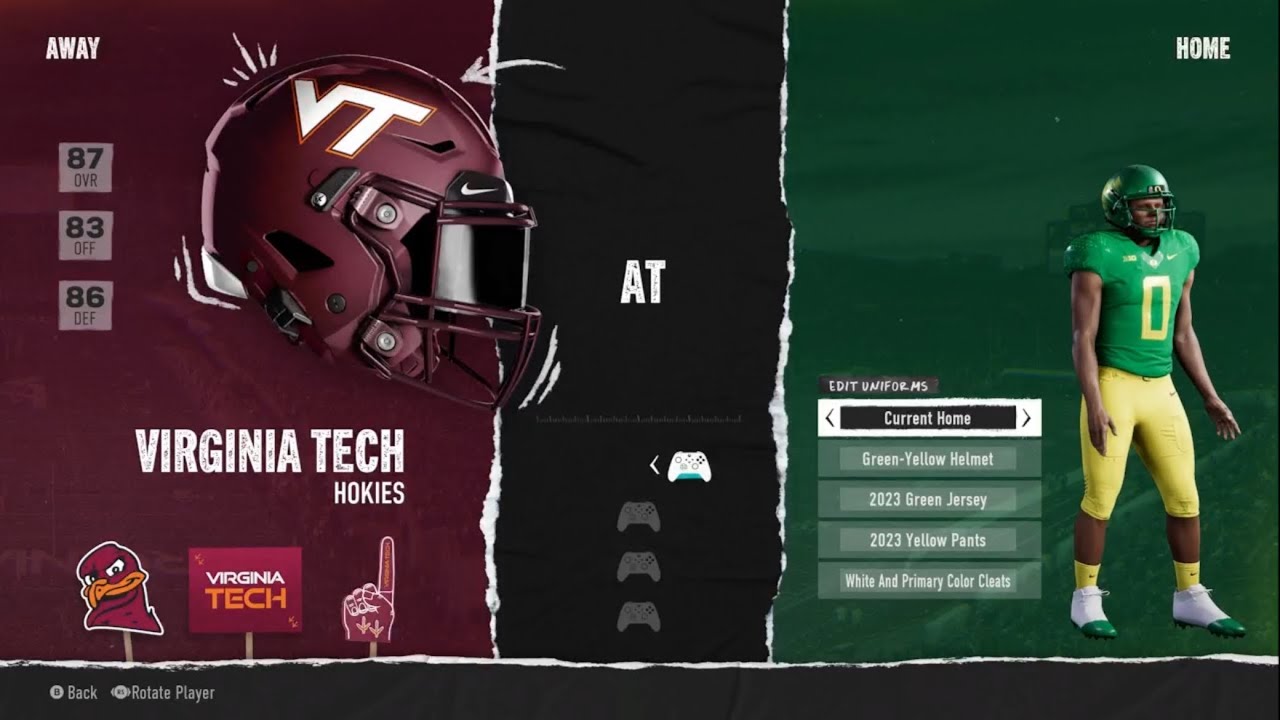 Every Uniform in Alphabetical Order - EA College Football 25 - YouTube