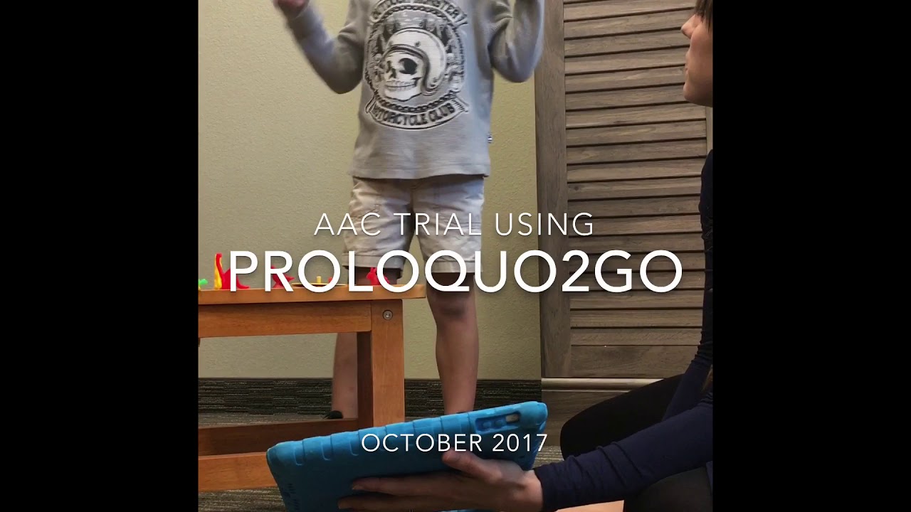 Using Proloquo2Go AAC - YouTube