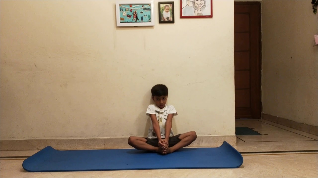 Animal Yoga Series - Butterfly Pose (Baddha konasana) - YouTube