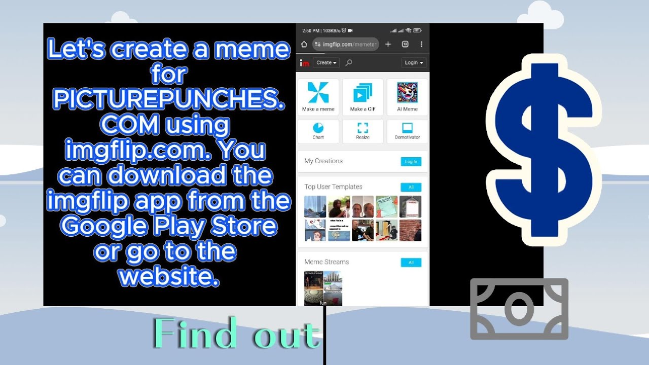 How to Make Viral Memes for PicturePunches.com Using Imgflip | Quick & Easy Tutorial - YouTube