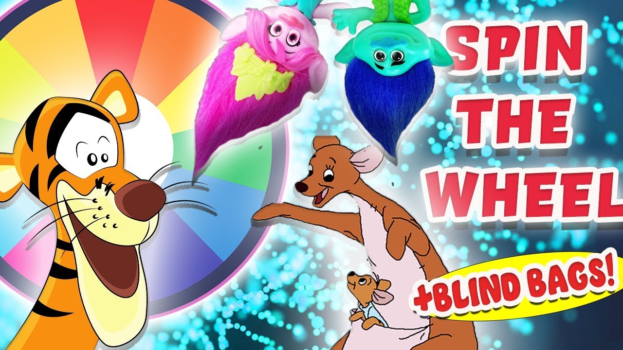 Spin the Wheel with Poppy, Branch, and Christopher Robin for Kinder, Jo ...