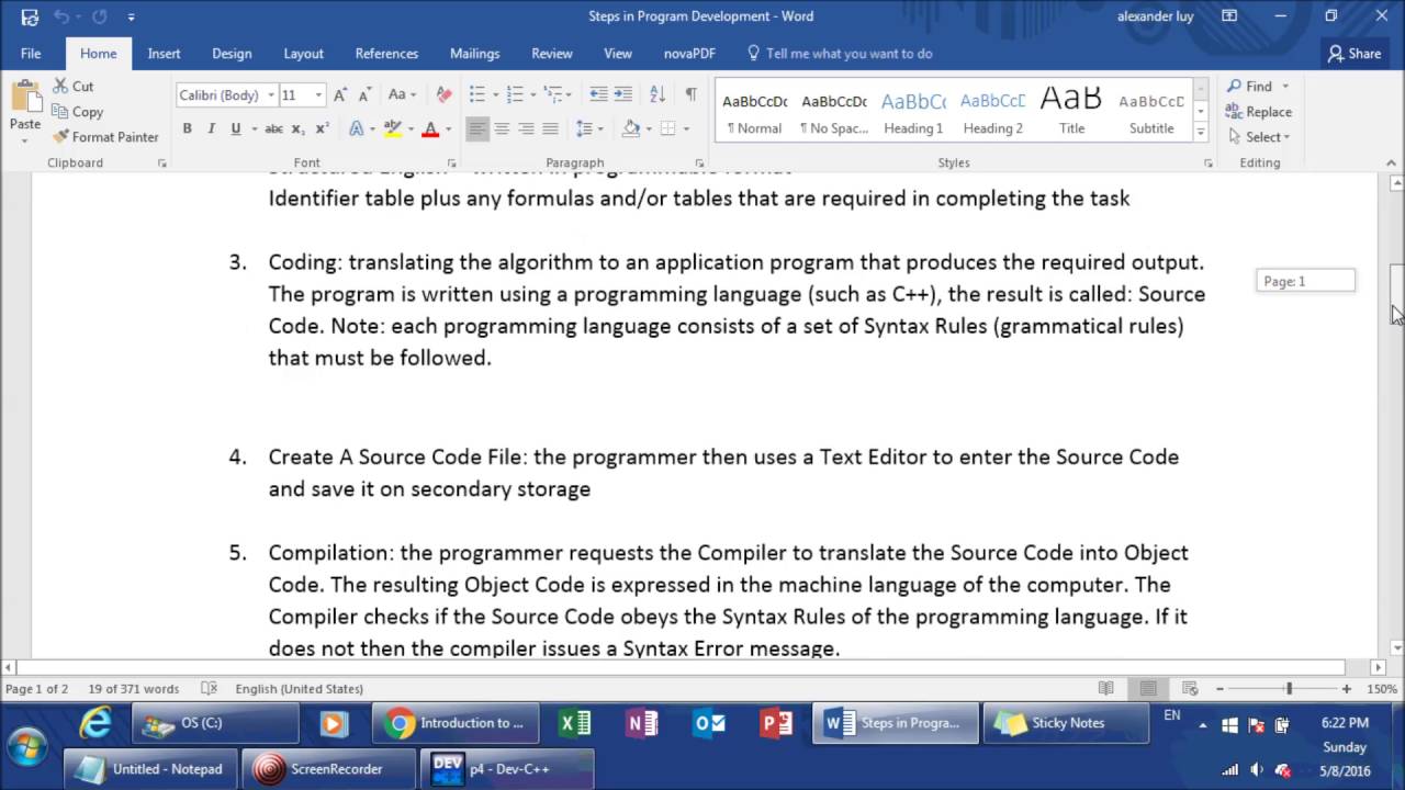 Introduction to Programming and Developing your Programs - YouTube