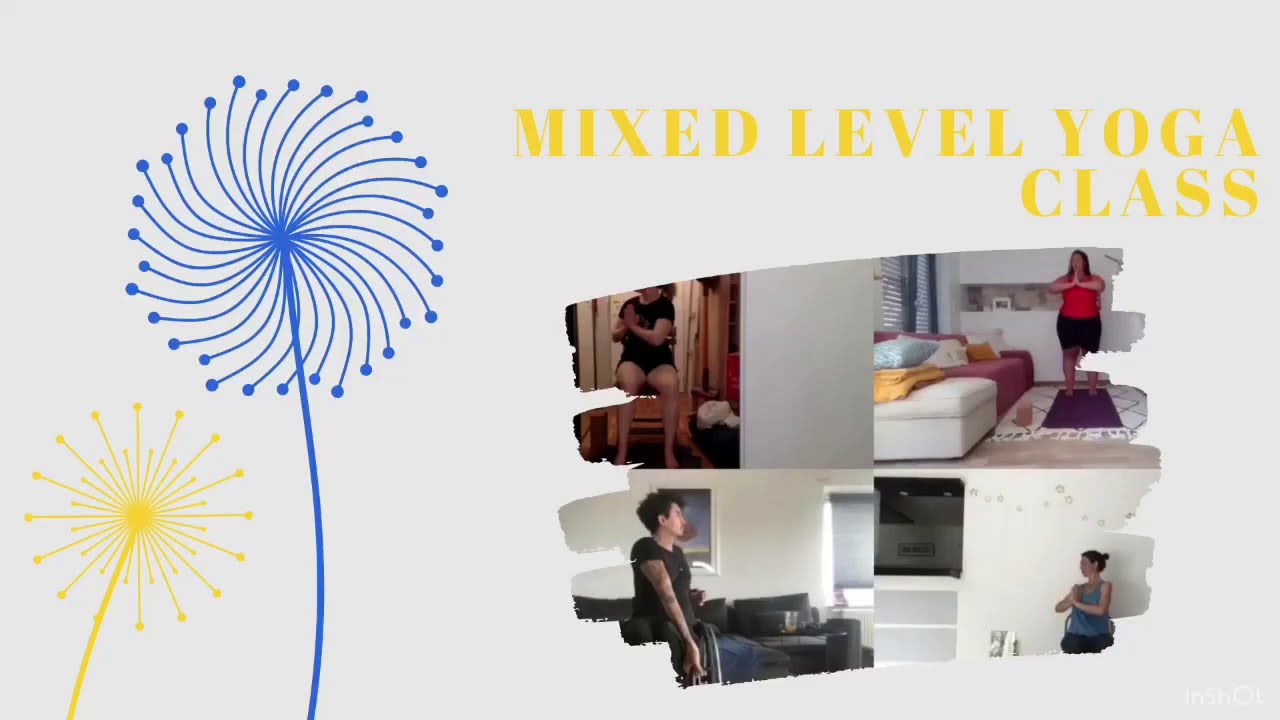 MIXED LEVEL YOGA CLASS - YouTube