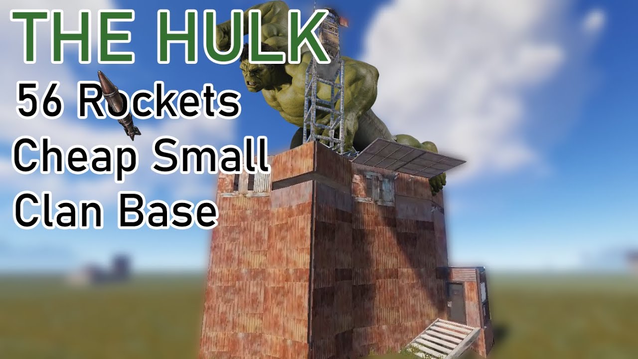 The Hulk: Base Design 56+ Rockets | CHEAP DUO-TRIO-QUAD-CLAN Base ...