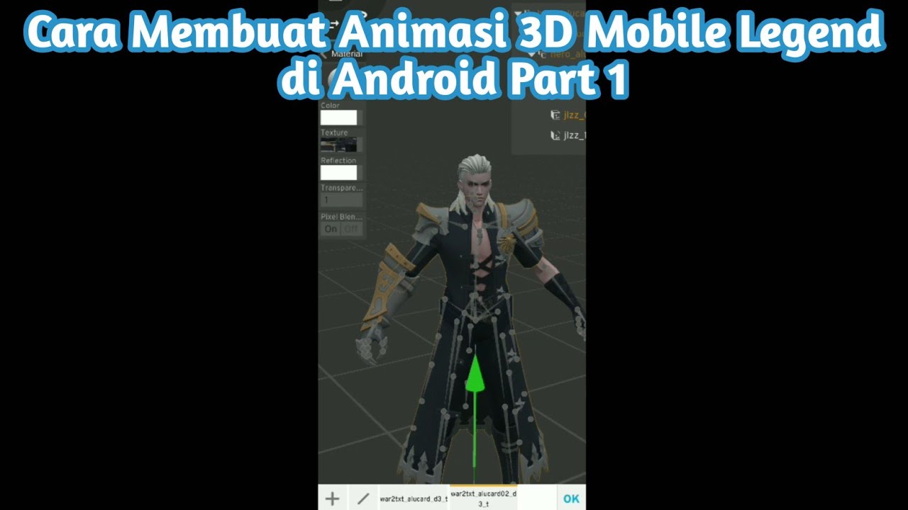 Tutorial / Cara Membuat Animasi 3D Mobile Legends di Android Part 1 - YouTube