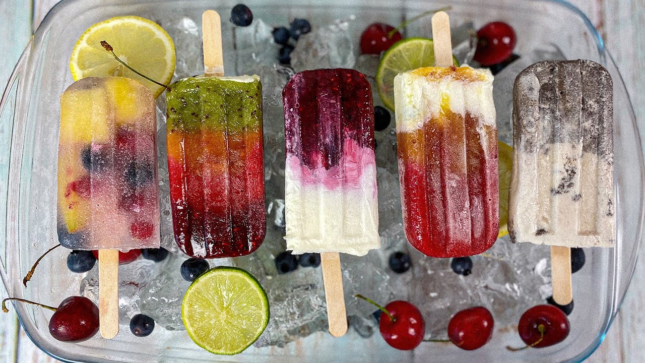 5 Best Summer POPSICLES | How to Make Summer Popsicles | Kid Friendly ...