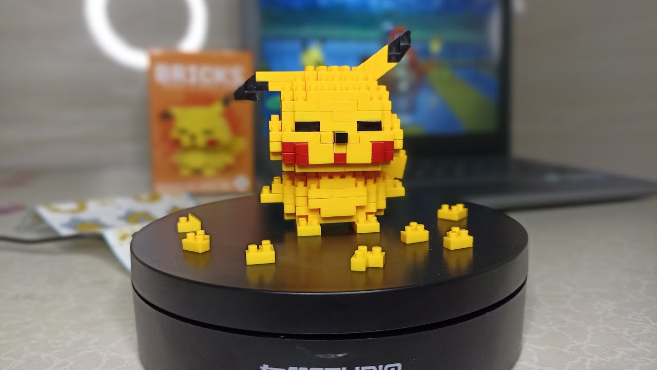 Unboxing dan cara menyusun balok bricks lego karakter pokemon PIKACHU ...