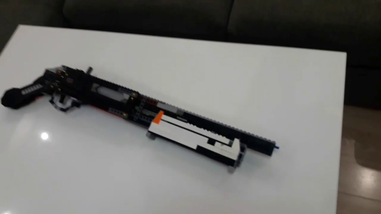 lego remington 870 tac-14 (working) - YouTube