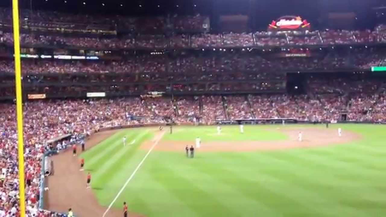 Joe Kelly Standing Ovation at Busch Stadium - YouTube