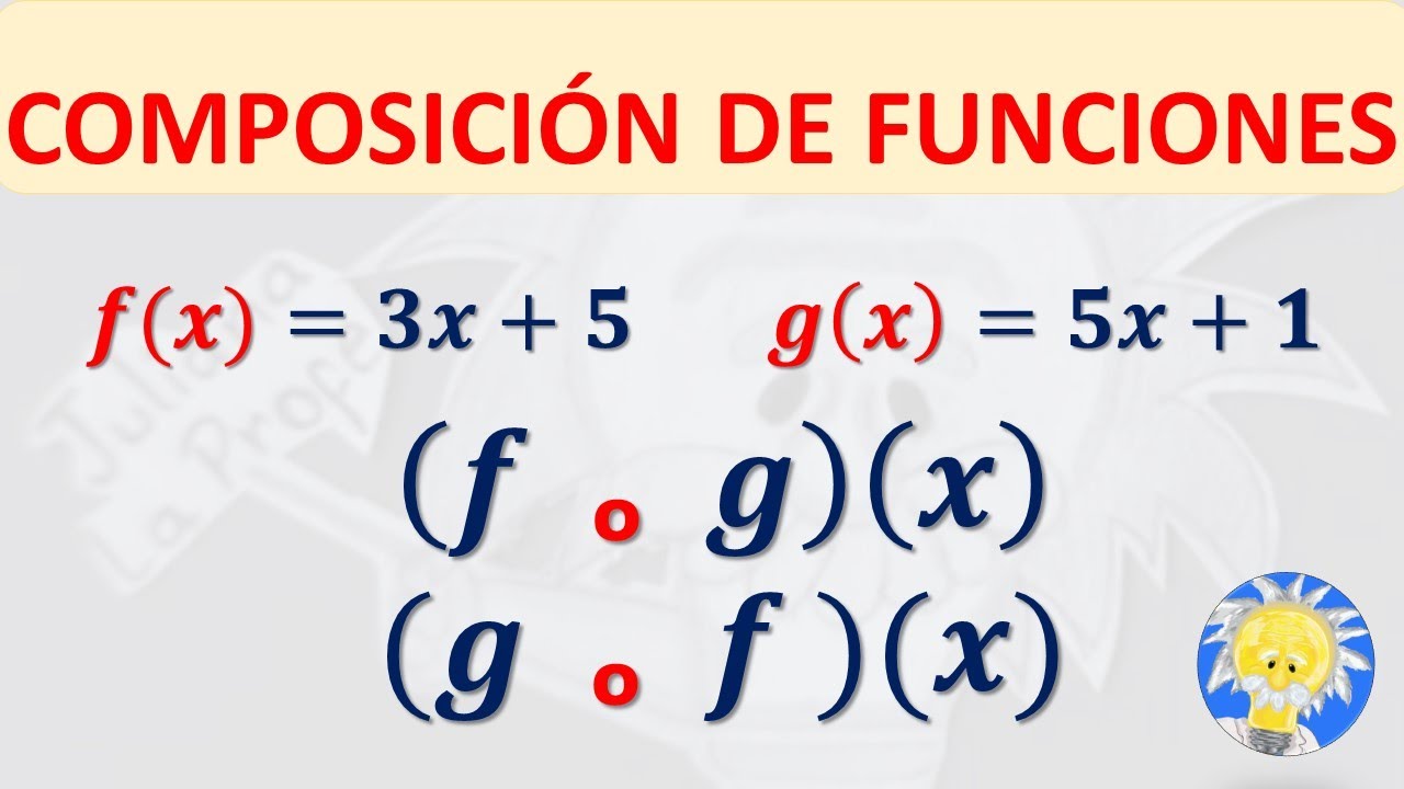 📌 ComposiciÓn De Funciones FunciÓn Compuesta F O G F G X