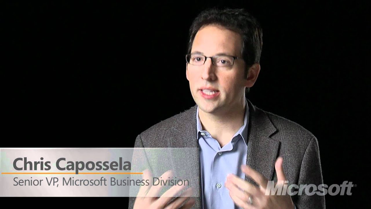 An Interview with Chris Capossela on the Consumerization of IT - YouTube