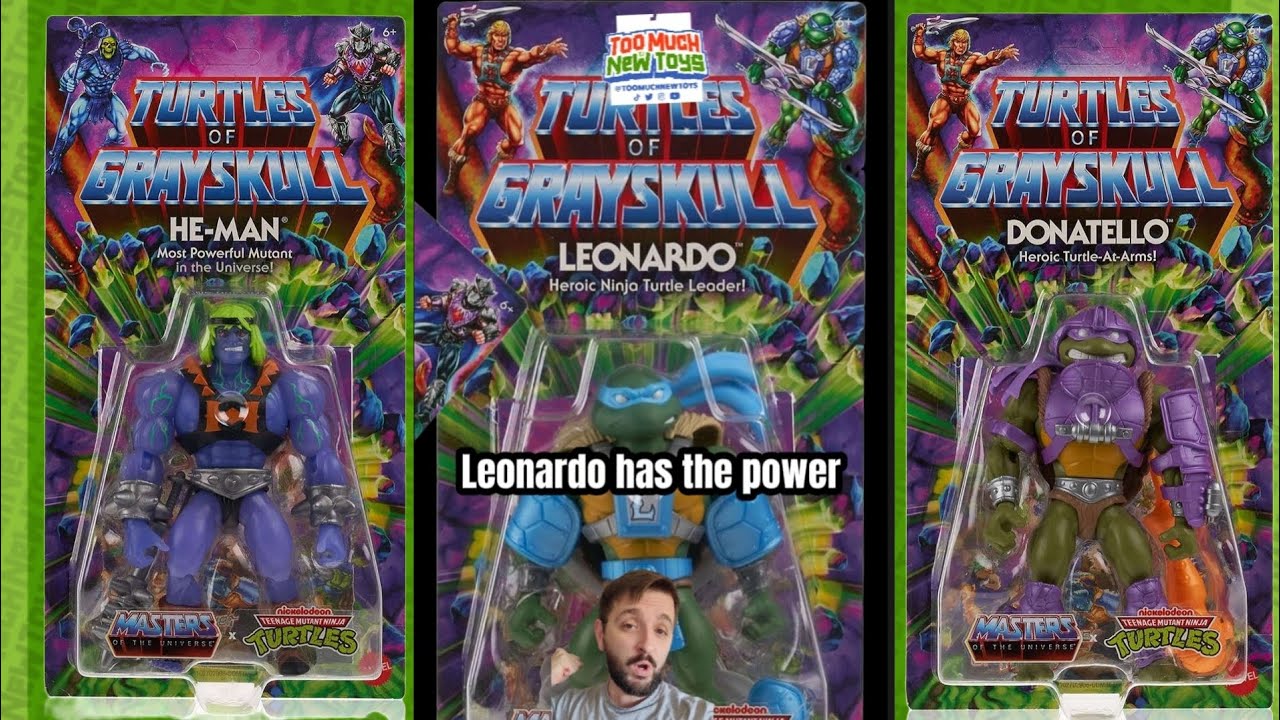 Turtles of GreySkull TMNT X He-Man crossover shots - YouTube