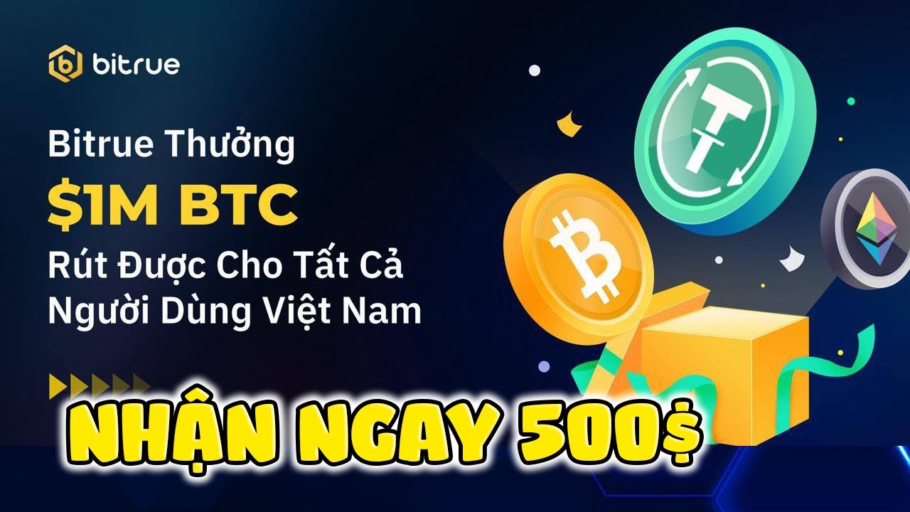 Nhận 10$ - 500$ BTC Từ Sàn Bitrue Airdrop Cho Tất Cả Người Dùng Mới - YouTube