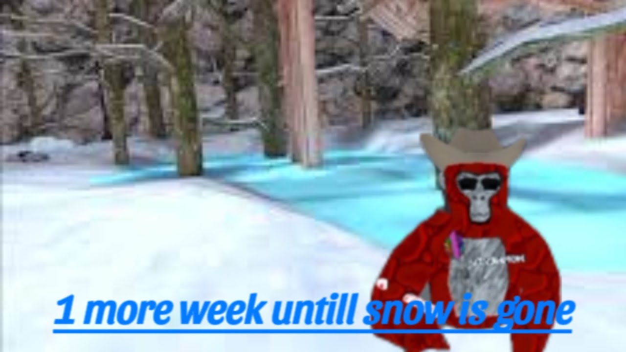 1 More week of the snow on gtag - YouTube