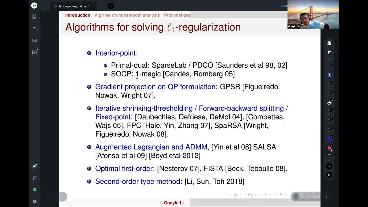 MoCaO Lectures 2022: Data Science - Lecture 5 by Guoyin Li - YouTube