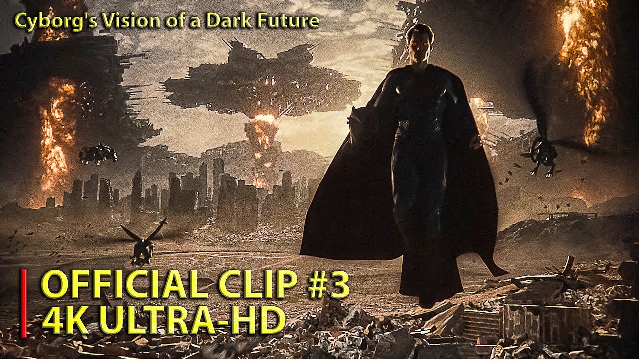Zack Snyder's Justice League | Cyborg's Vision of a Dark Future | Clip ...