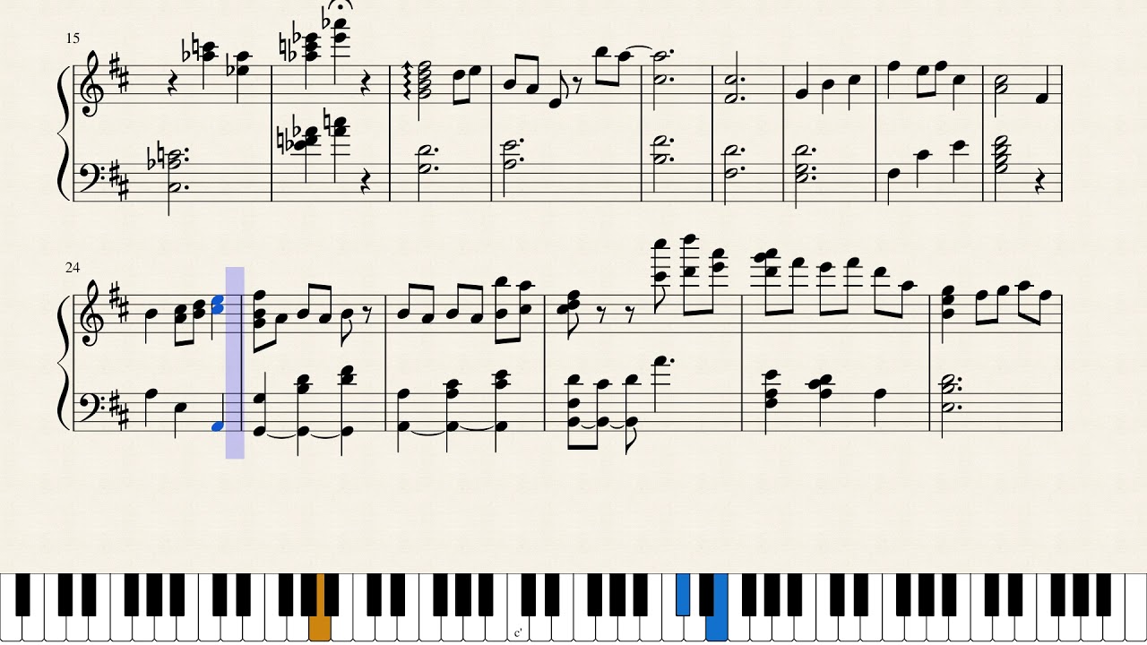 FFXIV OST - Ruby Sea Night Theme - Piano - YouTube