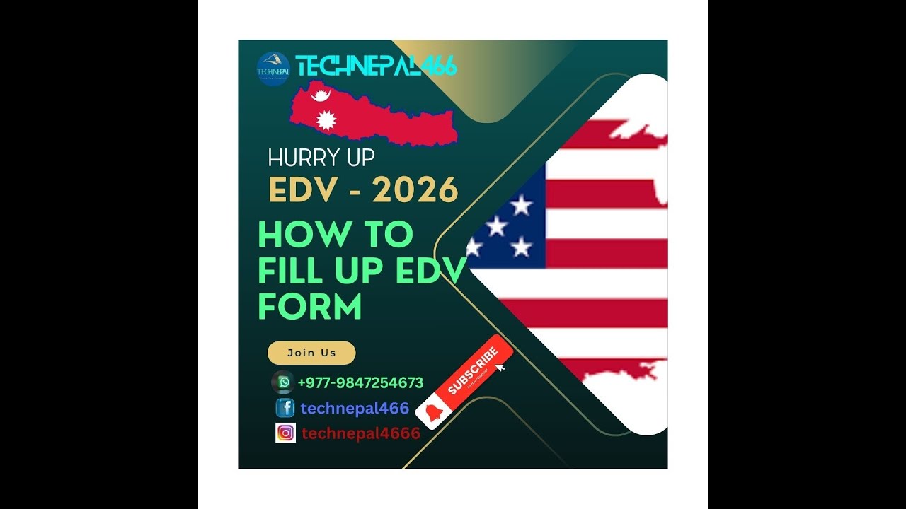 HOW TO FILL UP EDV FORM SIMPLE WAY#techtutorial #dv #america # ...