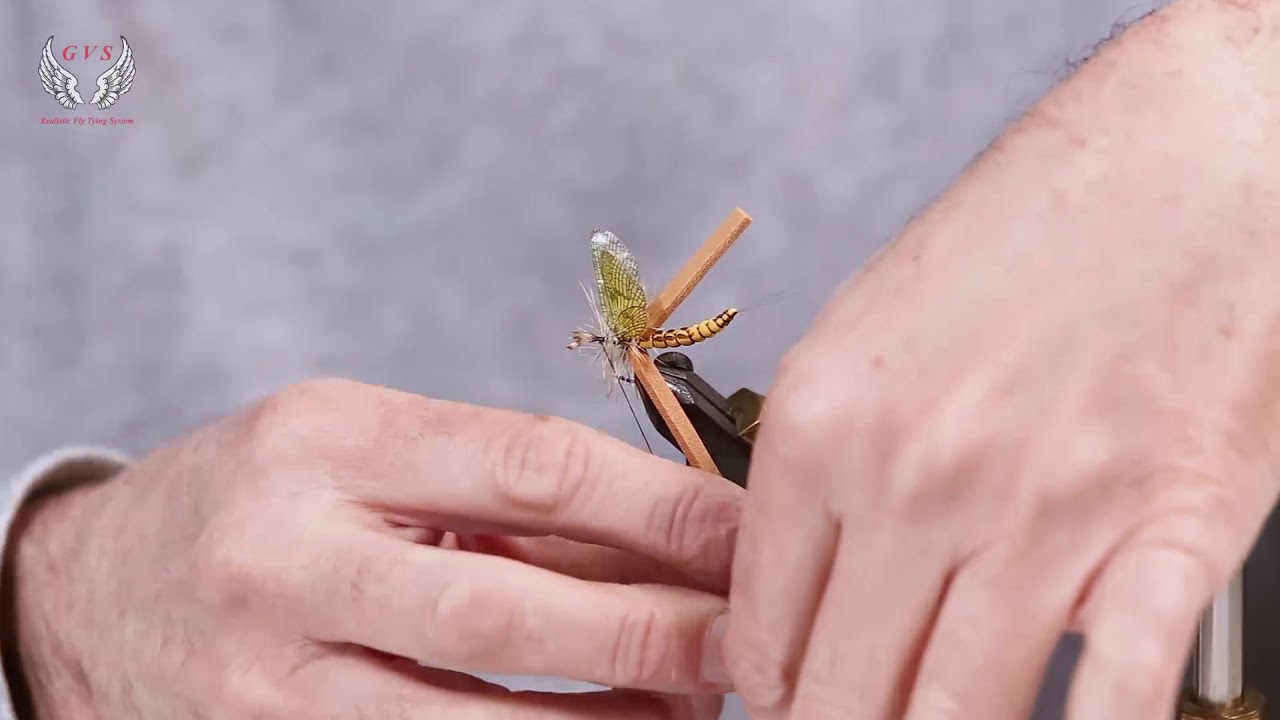 GVS Realistic Fly Tying System: Mayfly Adult - YouTube