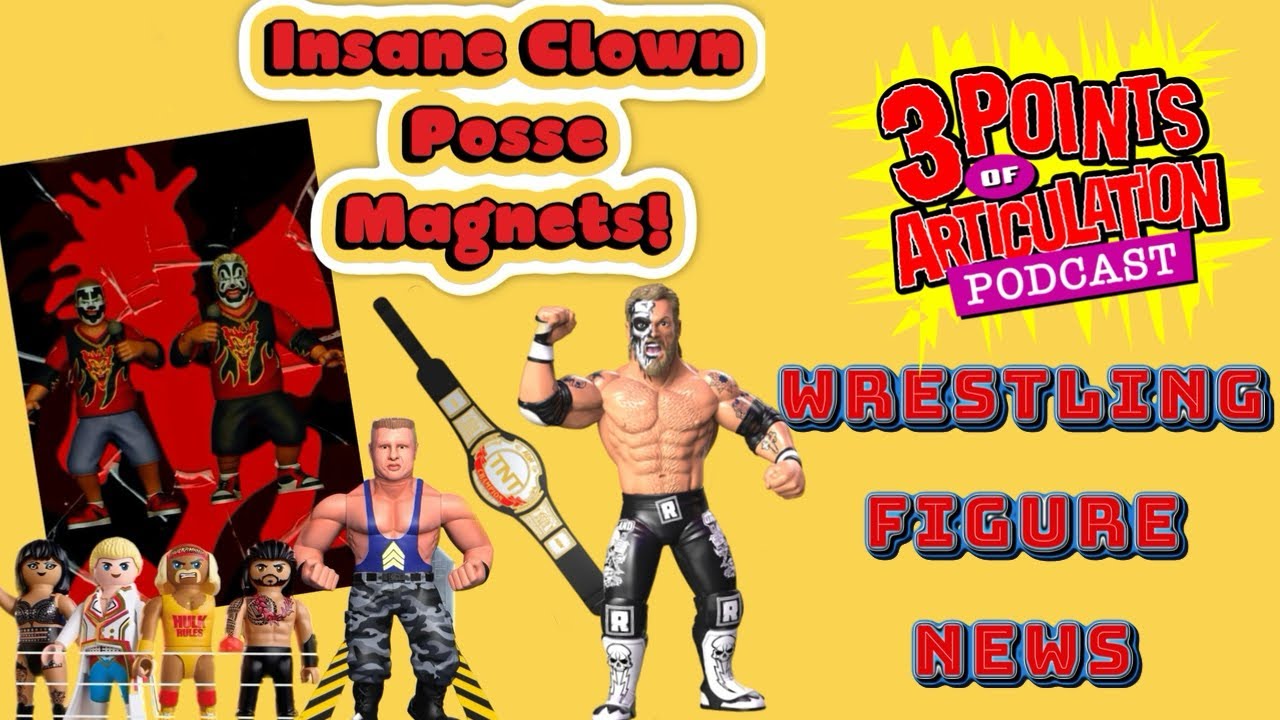 New Insane Clown Posse Figures, WWE x Playmobil plus a load more ...