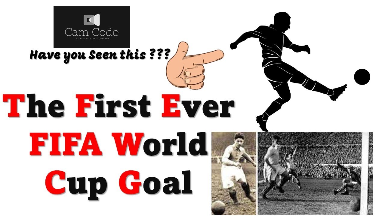 first ever FIFA world cup goal | FIFA | photo of the day | Lucien ...