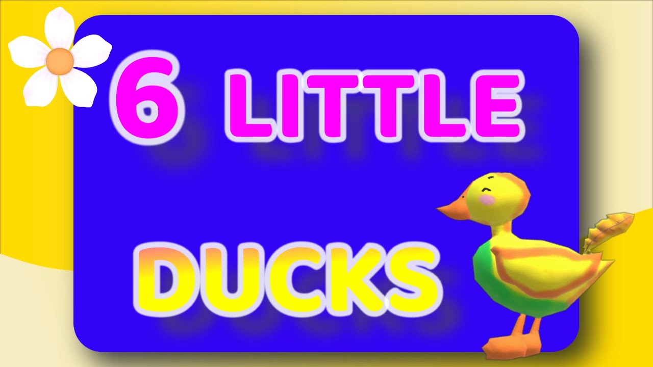Six Little Ducks | Kids Nursery Rhymes - YouTube