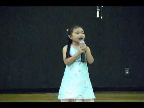 Myshka Nichole, 5 years old, "God Bless the USA" - YouTube