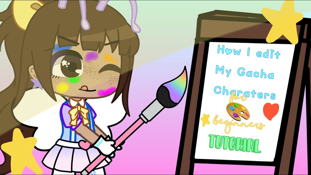🍀How I Edit my Gacha Characters🍀for beginners!🍀 - YouTube