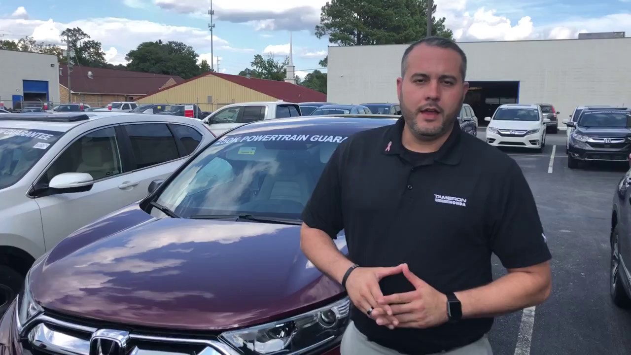 2018 CRV for David from Trent Tate with Tameron Honda in Hoover, AL ...