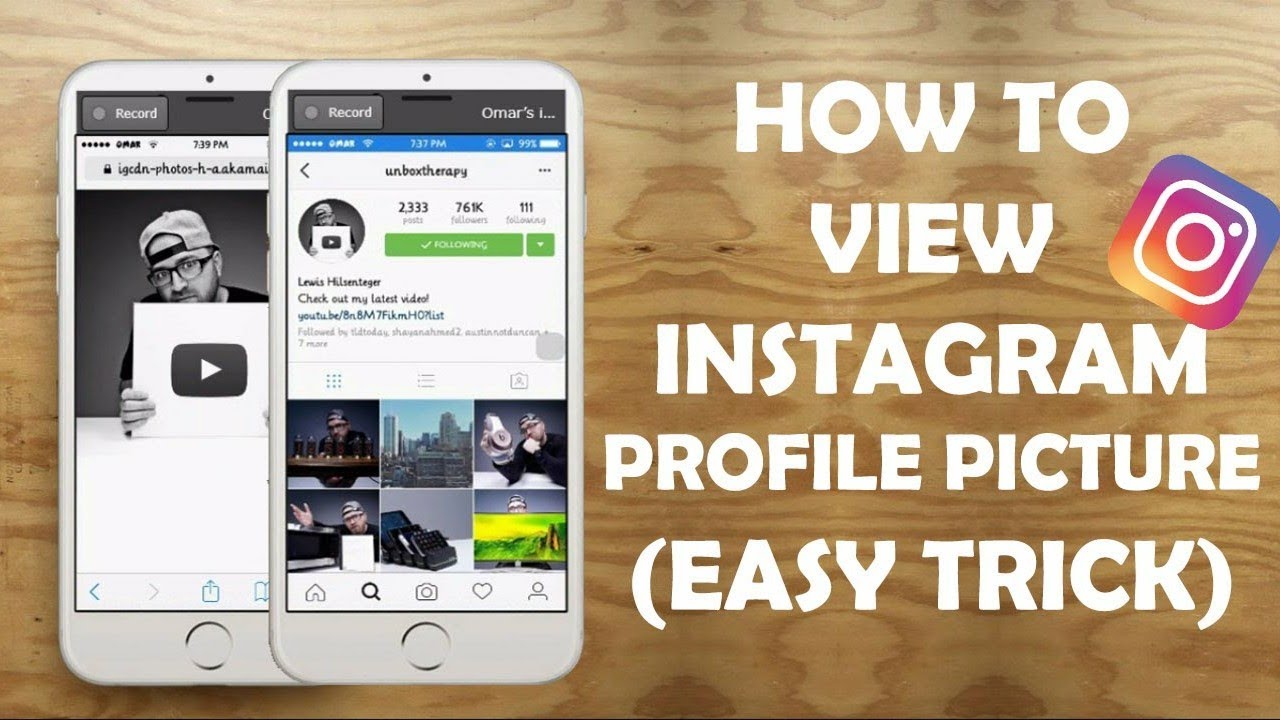 How to enlarge and view an Instagram DP! View in full size any ...