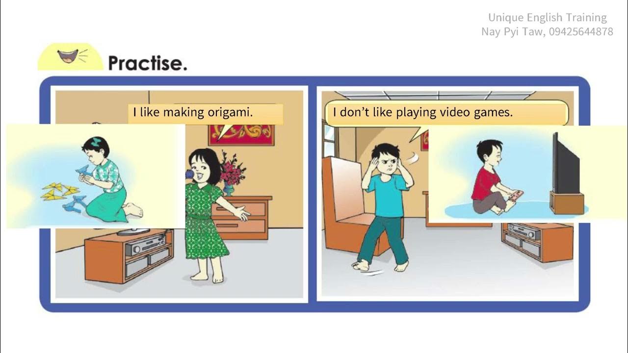 Grade 3 English အင်္ဂလိပ်စာ သင်ရိုးသစ် Unit 7 လေ့ကျင့်ပါ Youtube