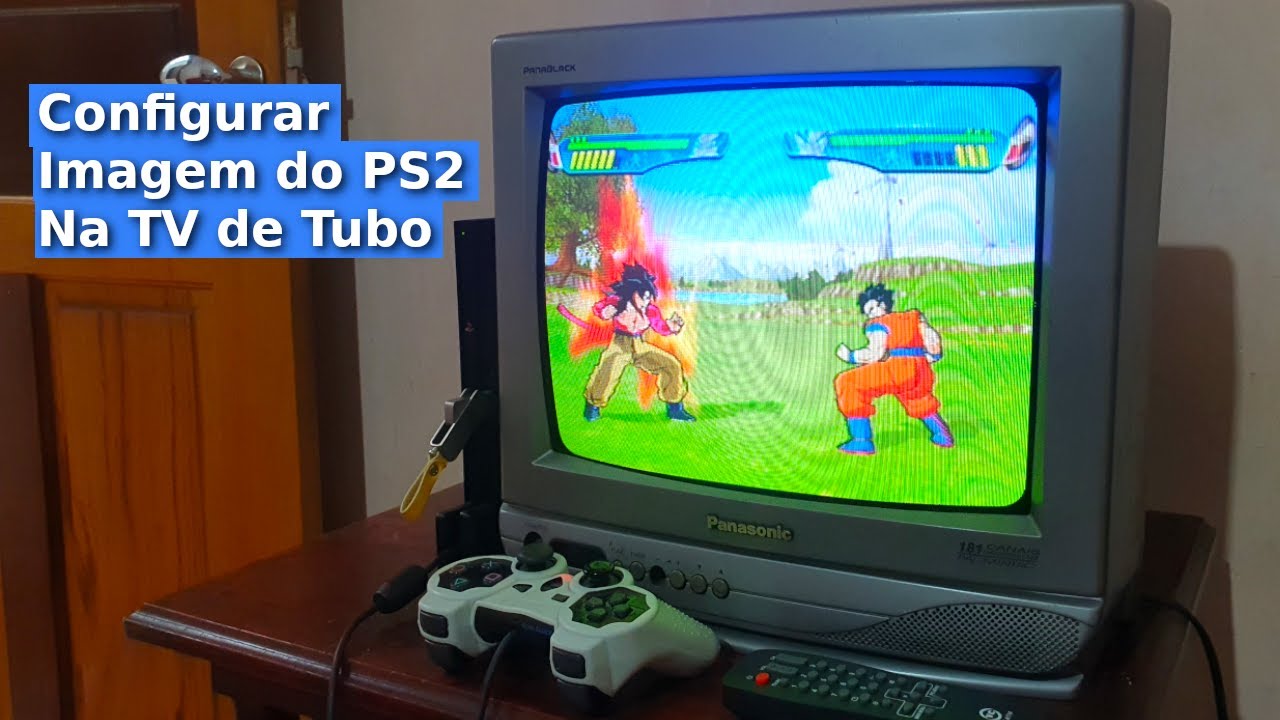 Como Configurar Imagem do PS2 Na Televisão de Tubo - YouTube