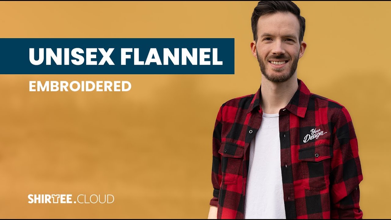 [NEW PRODUCT] UNISEX FLANNEL CUSTOM EMBROIDERED - YouTube