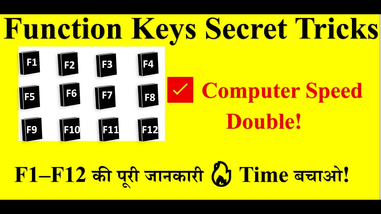 Function Keys F1 To F12 Ka Complete Guide | Keyboard Shortcut Benefits ...