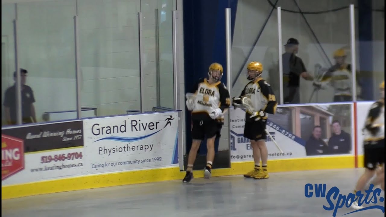 Ontario Junior B Lacrosse Final (Game 1) - Kahnawake Hunters vs Elora ...