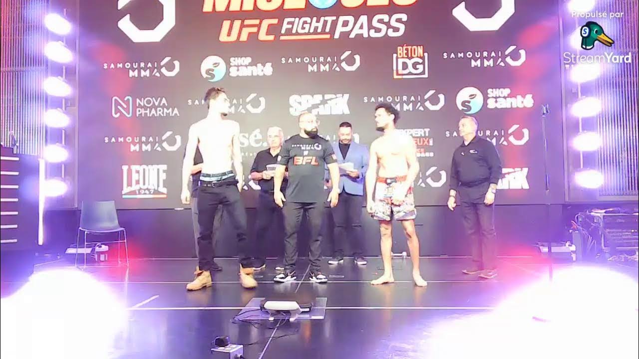 Samourai MMA 12 Weigh In - YouTube
