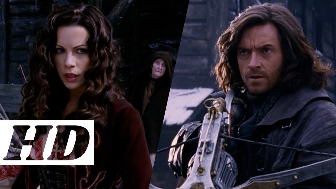 Van Helsing (2004) | Hugh Jackman and Kate Beckinsale action scene 2/3 ...