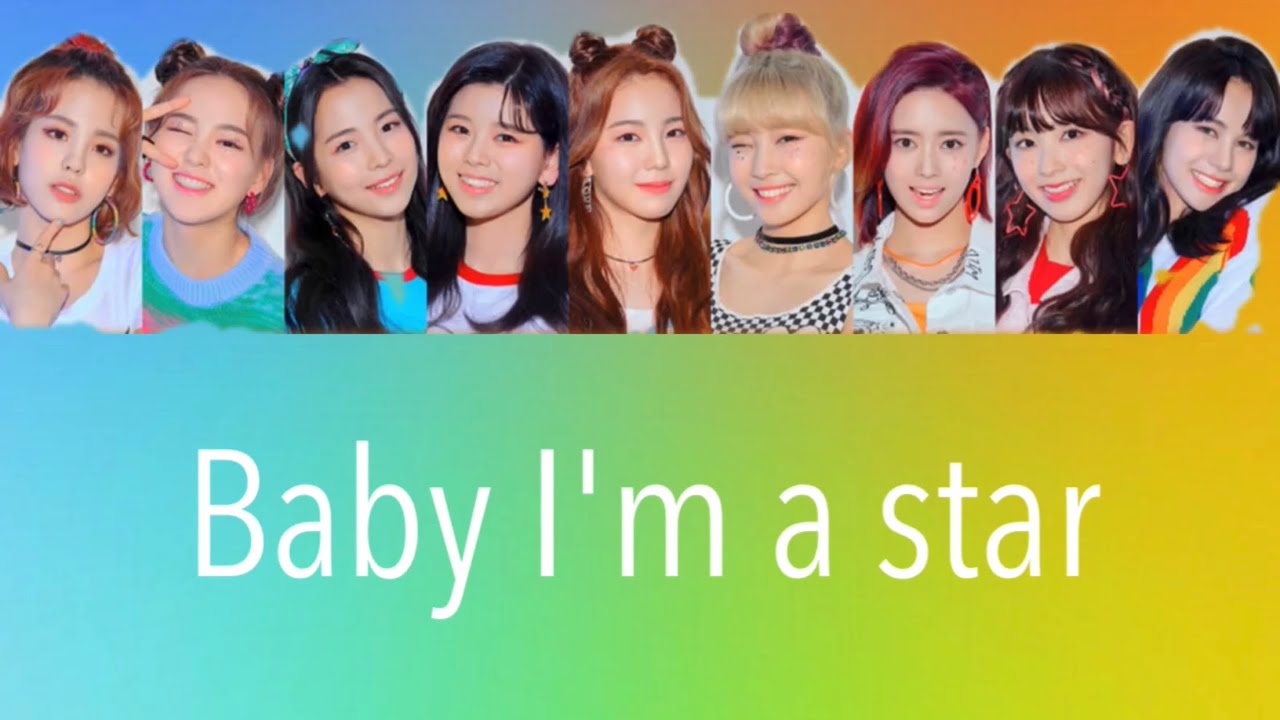 NiziU ”Baby I'm a star" 歌詞付き - YouTube